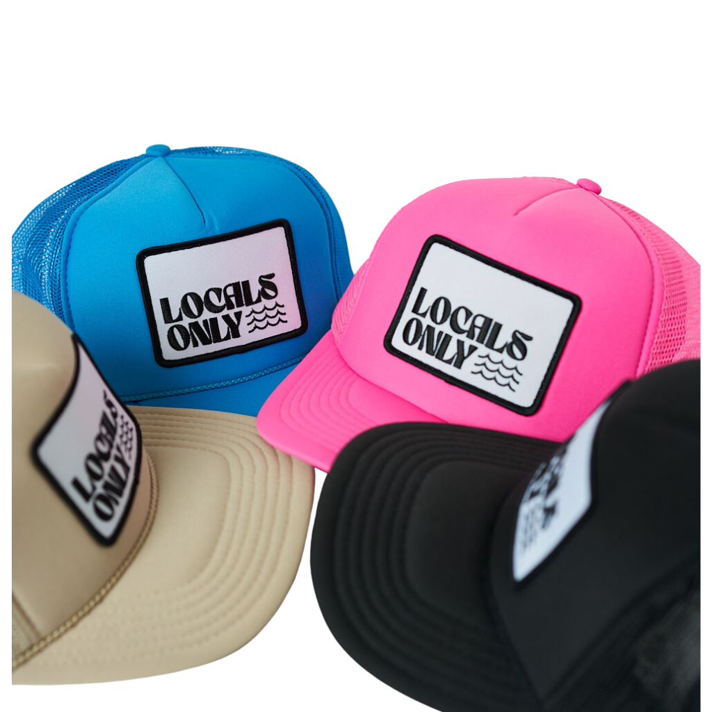 Locals Only Ii Patch Trucker Hat Localbeach