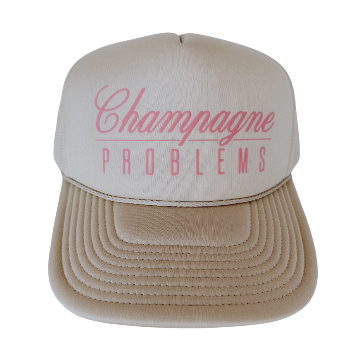Champagne Problems Trucker Hat – LocalBeach