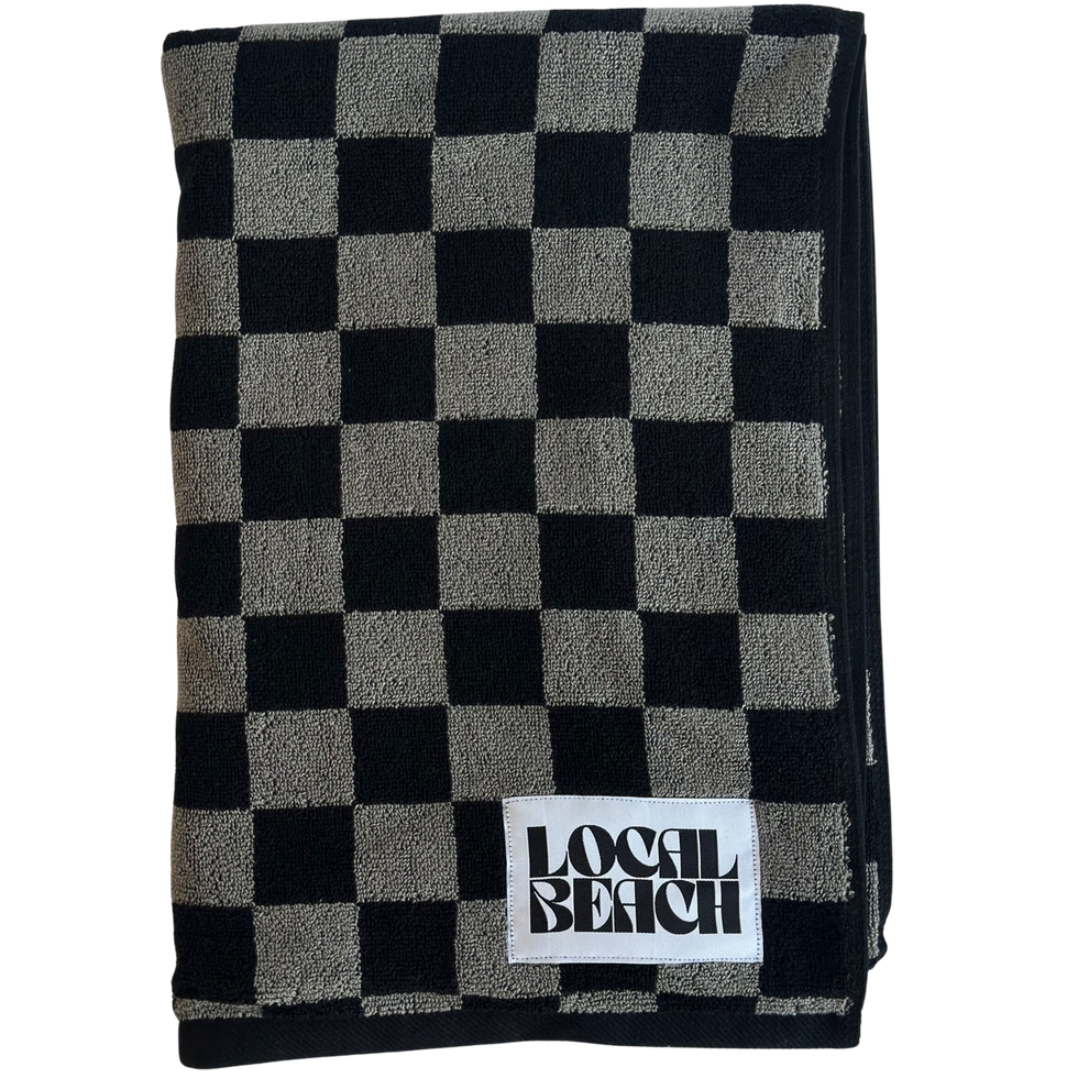 Checker Beach & Bath Towel – LocalBeach