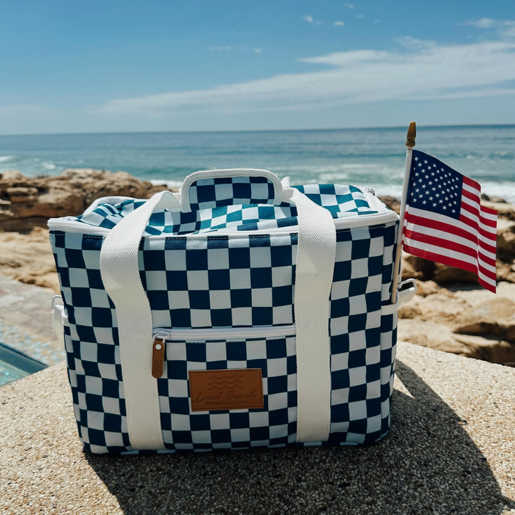 Packable Checker Cooler Bag – LocalBeach