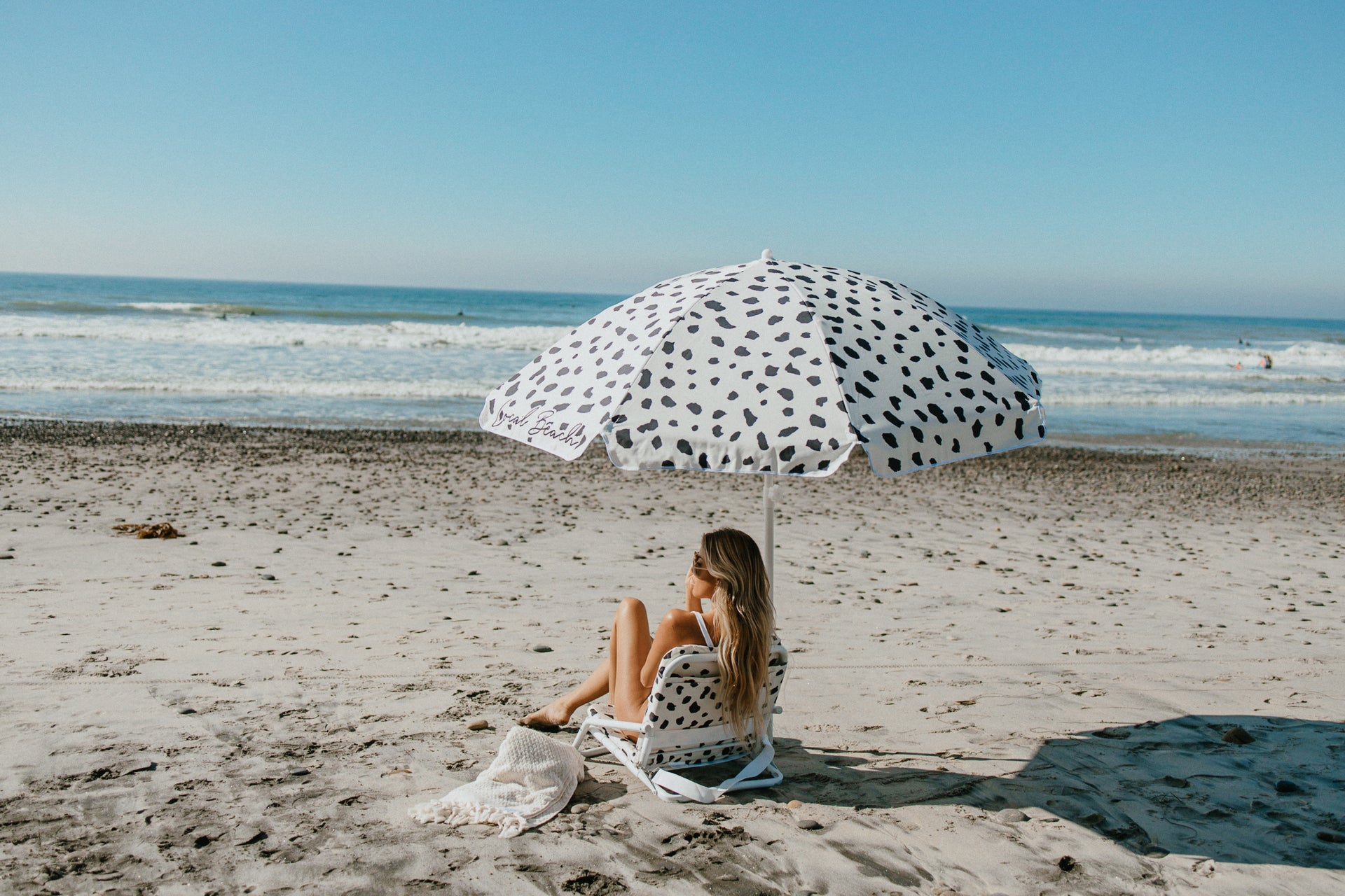 Sand Checker Beach Umbrella – LocalBeach
