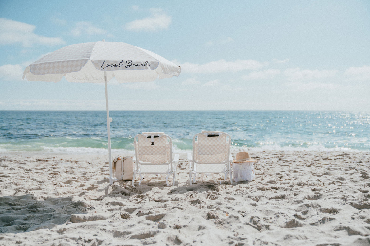 Sand Checker Beach Umbrella – LocalBeach