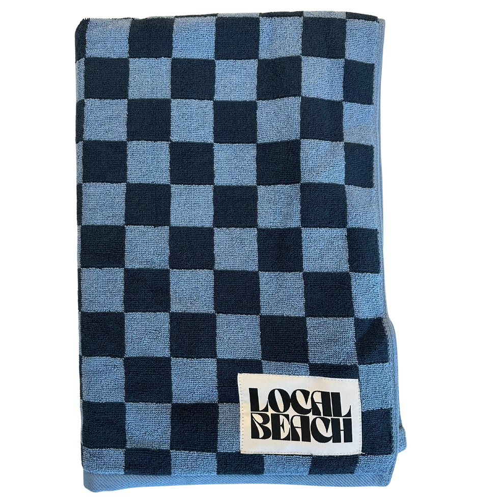 Checker Beach & Bath Towel – LocalBeach