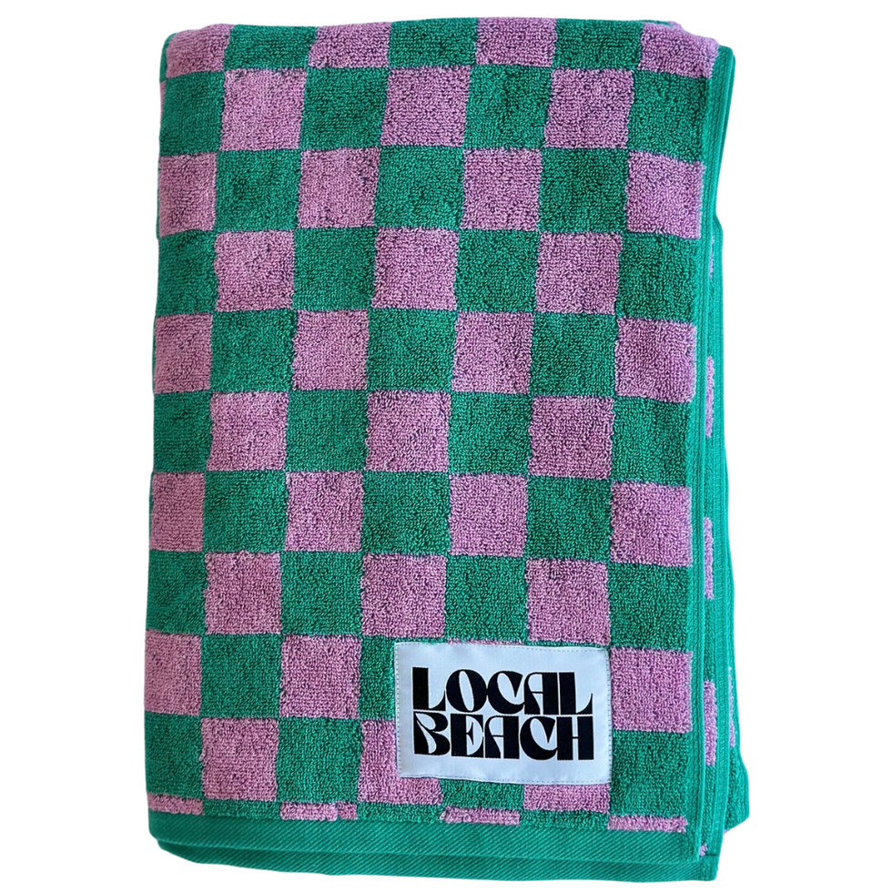 Checker Beach & Bath Towel – LocalBeach