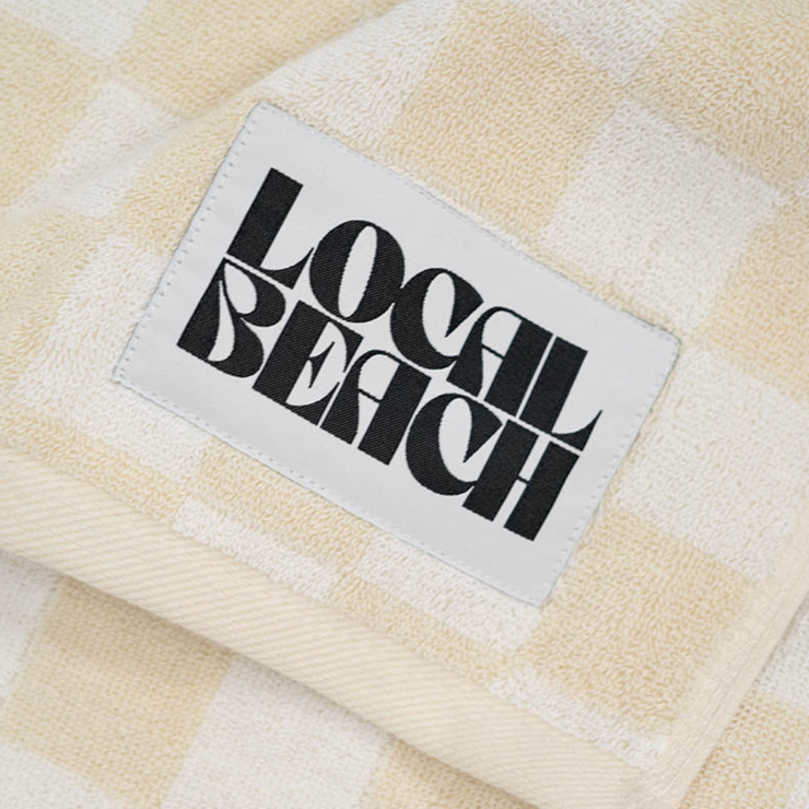 Checker Beach & Bath Towel – LocalBeach