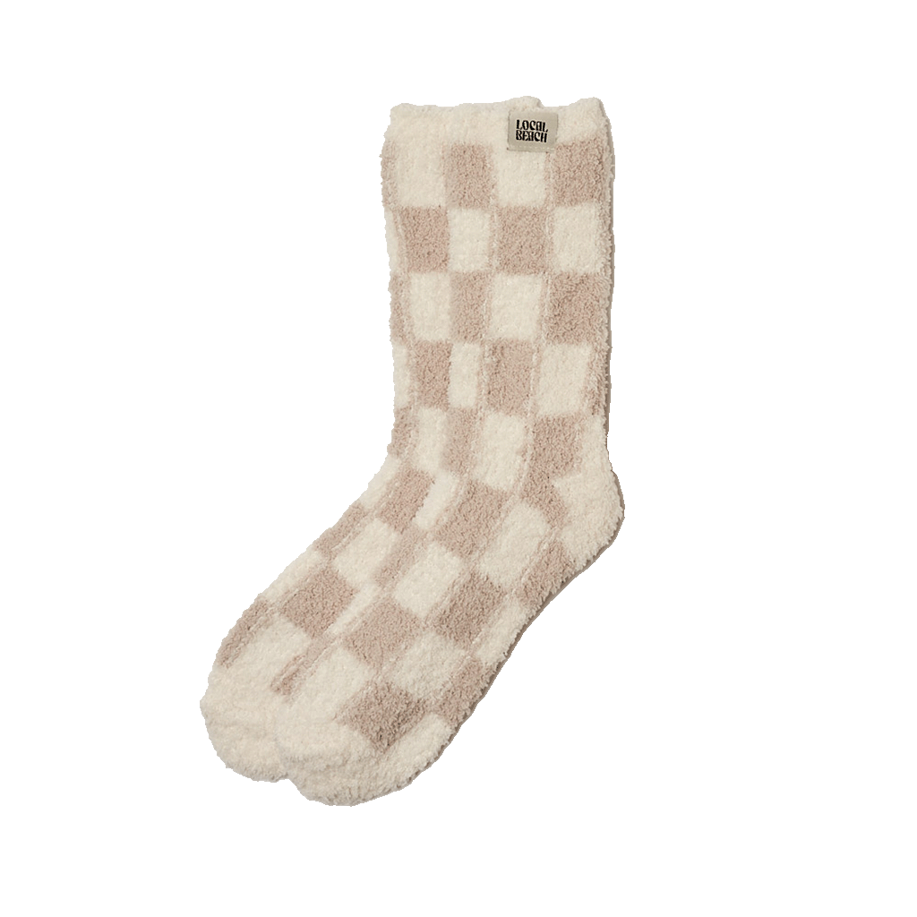 Checker Local Beach Cozy Socks – LocalBeach