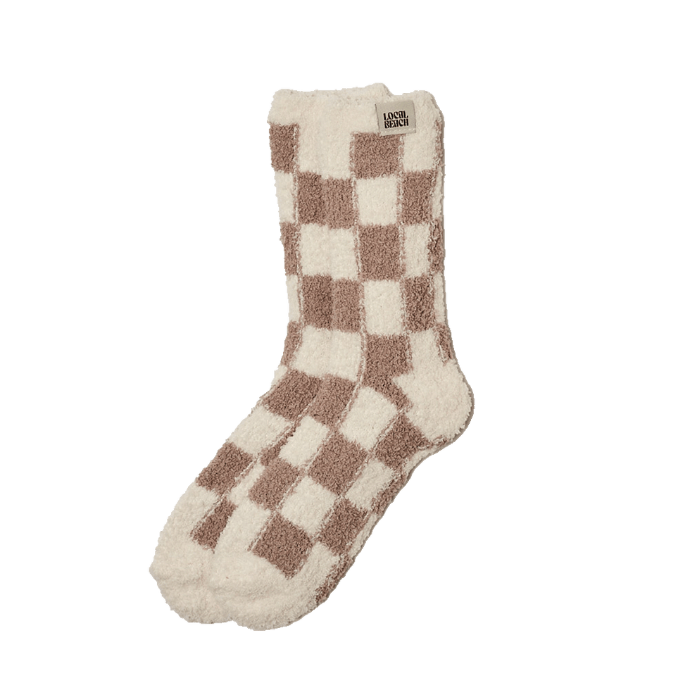 Checker Local Beach Cozy Socks – LocalBeach