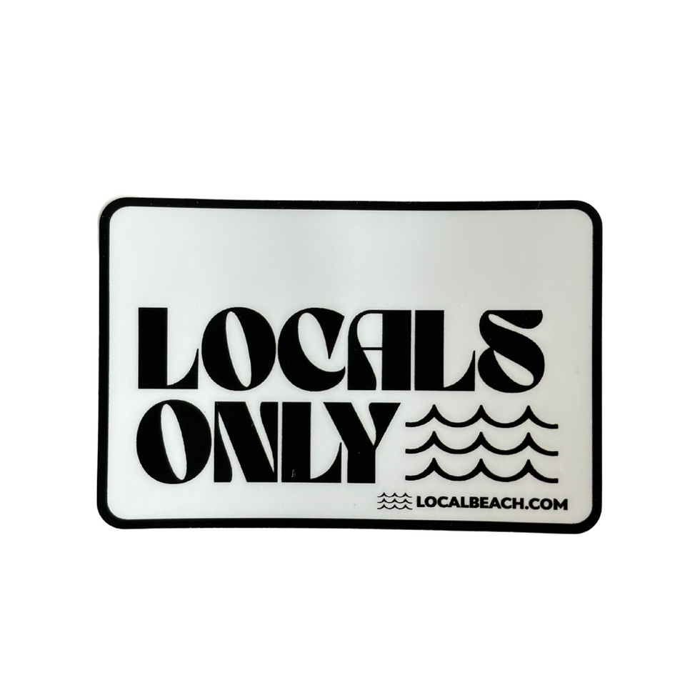 Vinyl Local Beach Stickers – LocalBeach