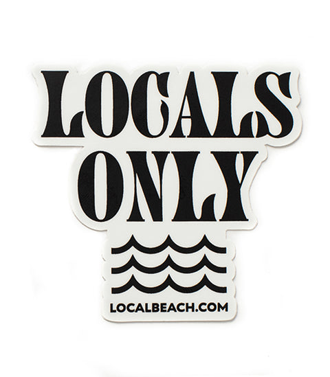 Vinyl Local Beach Stickers – LocalBeach