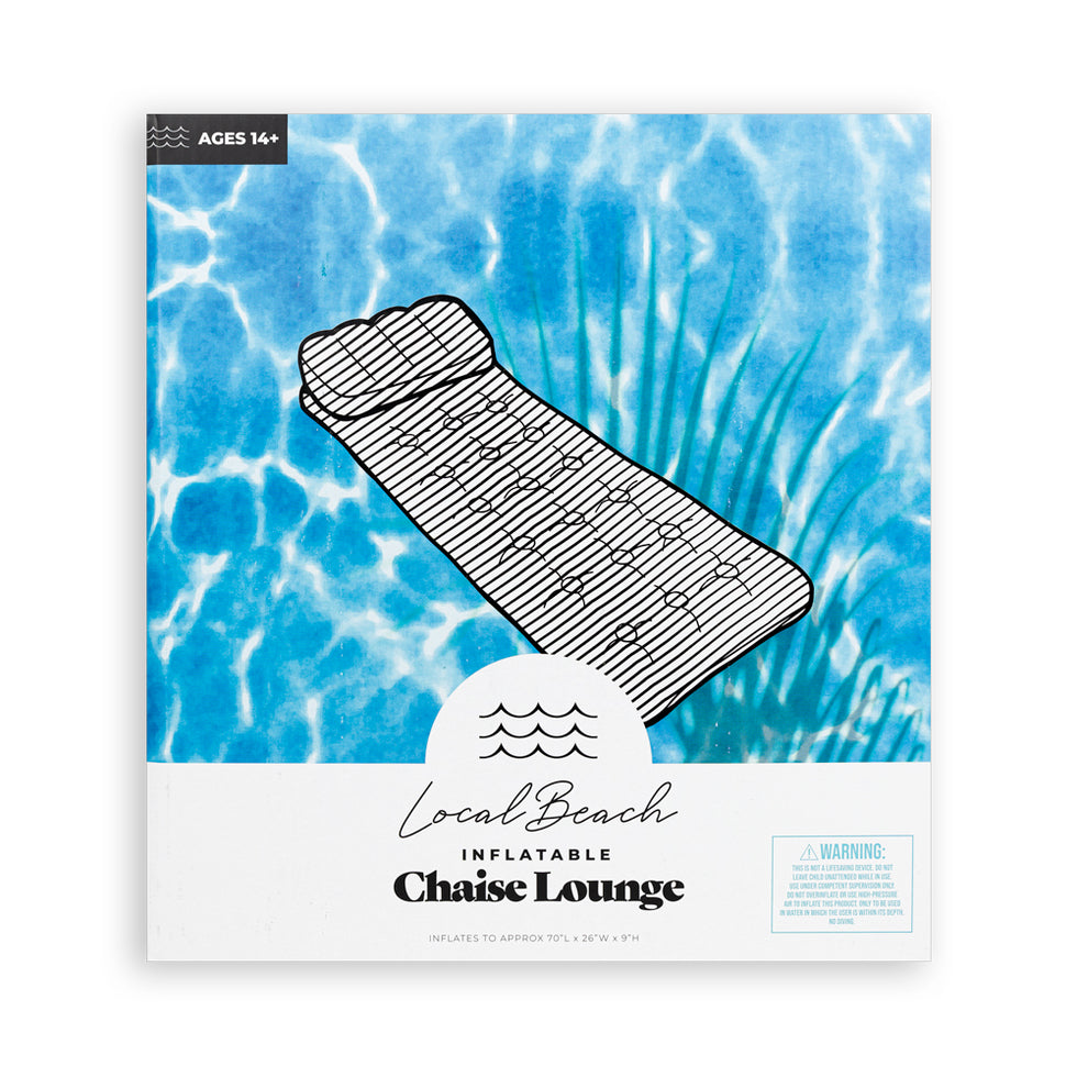 Stripe Lounger Pool Float – LocalBeach
