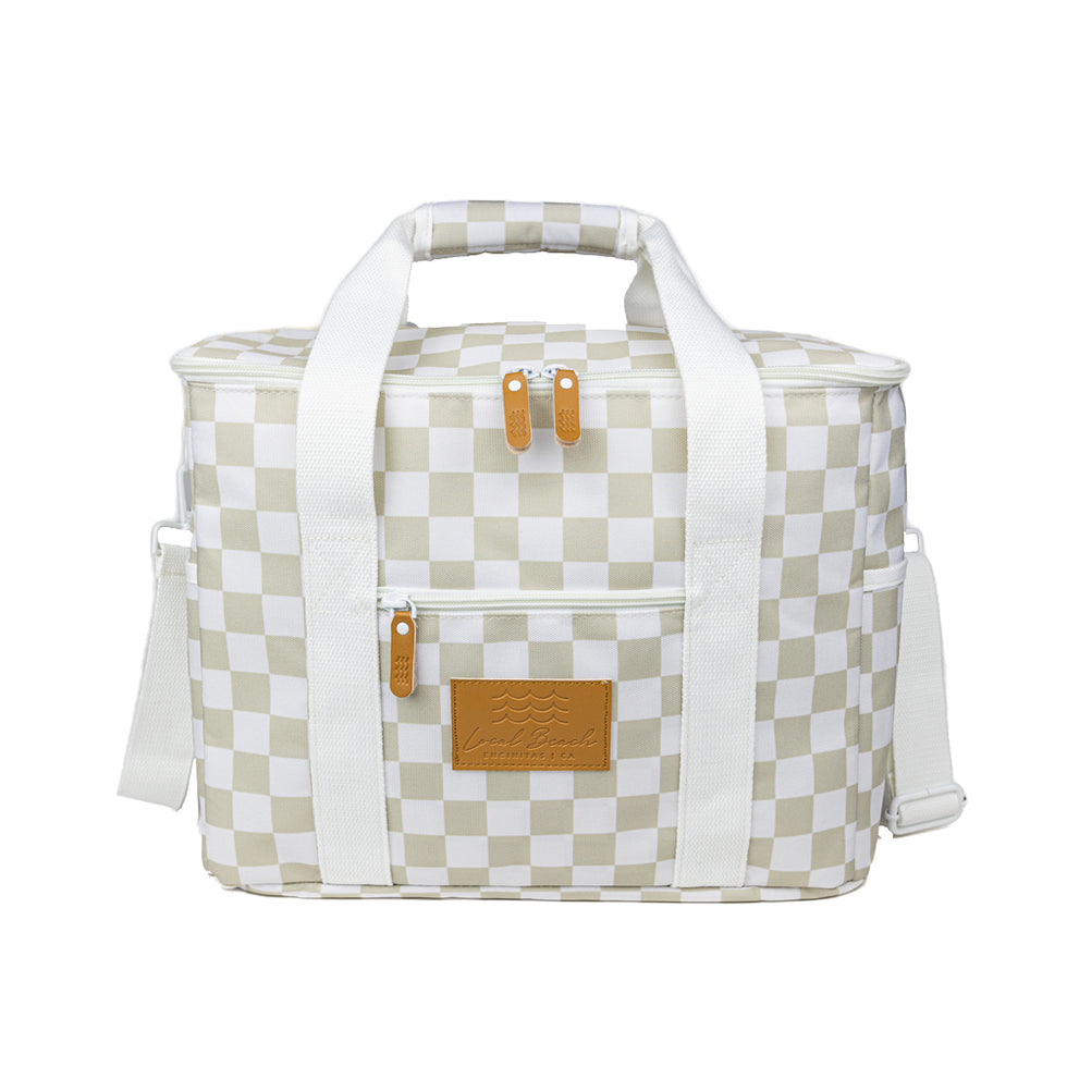 Packable Checker Cooler Bag – LocalBeach